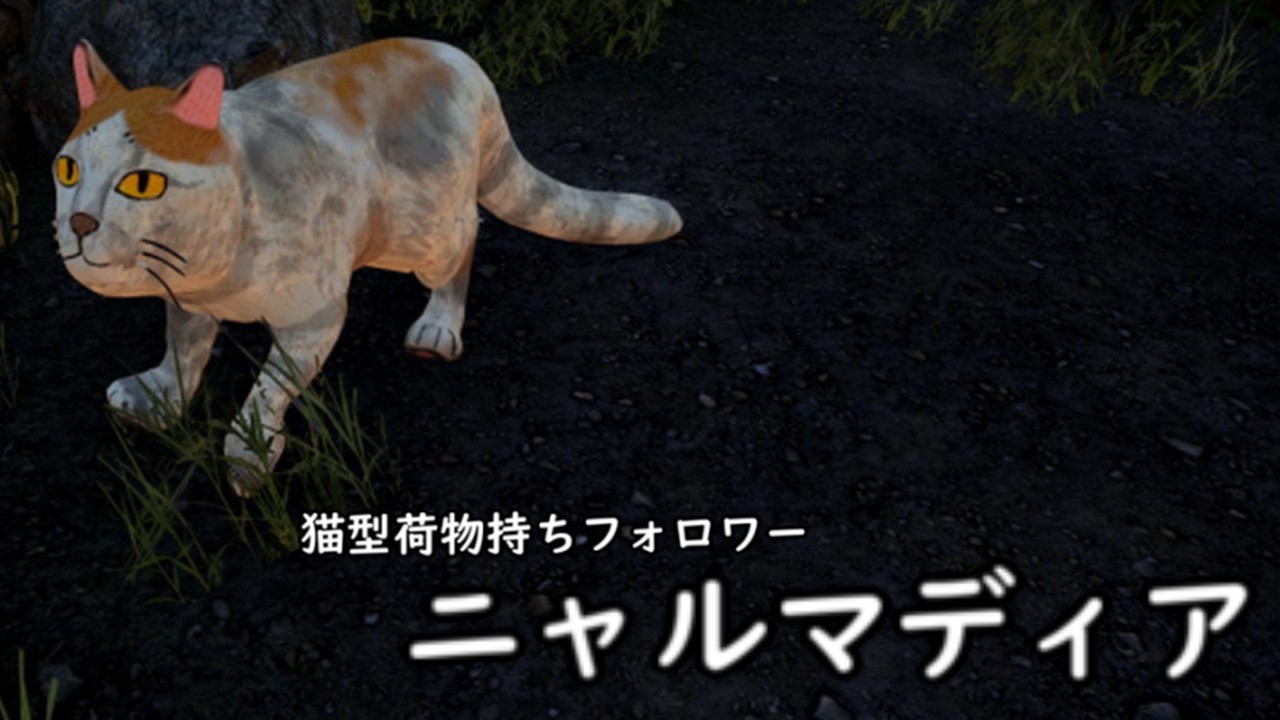 SkyrimSE用MOD：Nyalmadia Cat Follower | きまずいシチューができました